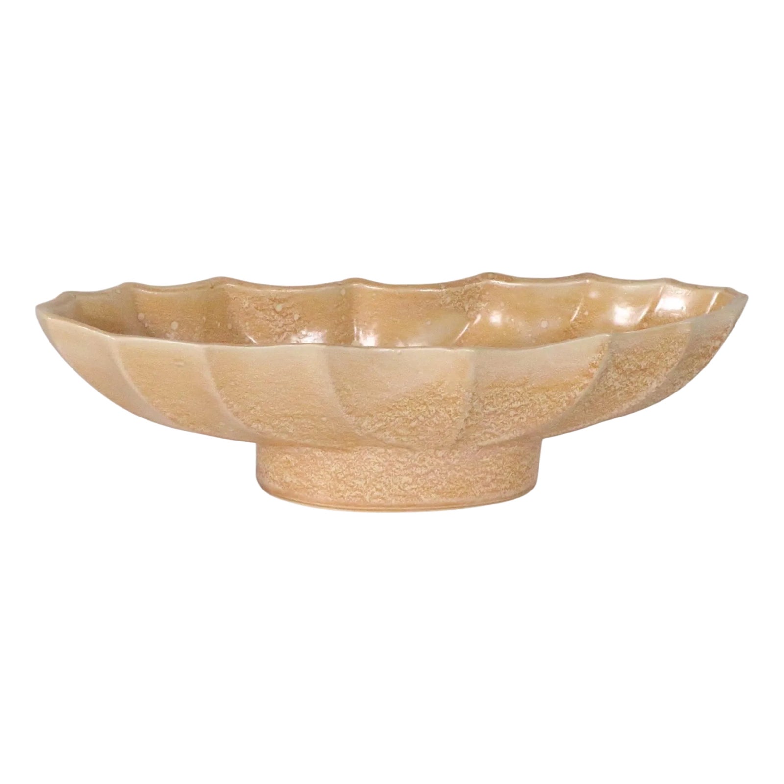 Mid Century Cookson Pottery Center Bowl Marked C P 3200 U S A | Chairish