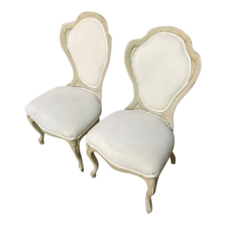 White John Henry Belter Chairs | Chairish