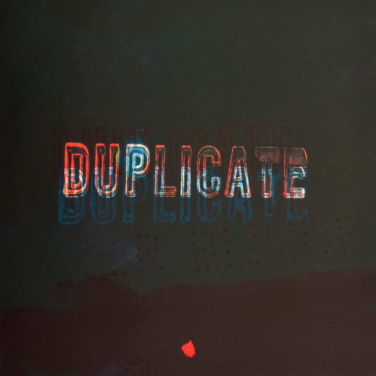 1980s Georg Herold Duplicate Word Art Print | Chairish