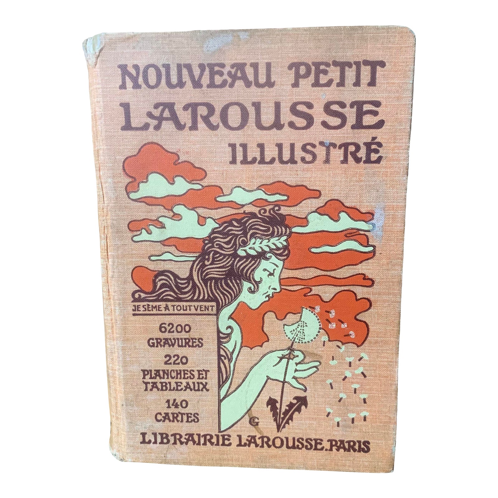 Antique Book - Nouveau Petit Larousse Illustre | Chairish