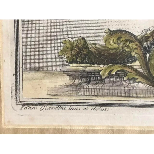 Antique Royal Cup Ioan Giardini Maxi Joseph Limpach Etching, Framed ...