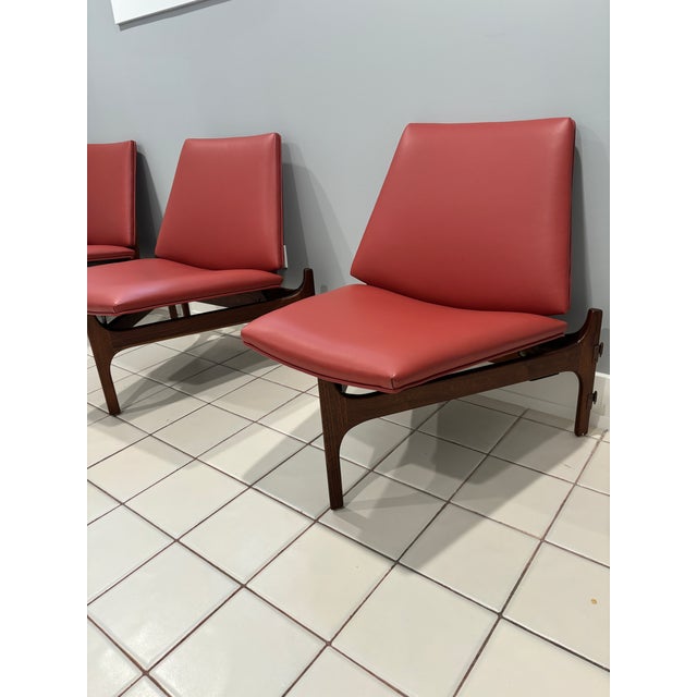 1950s Triangular Chairs- Set of 3 | Chairish