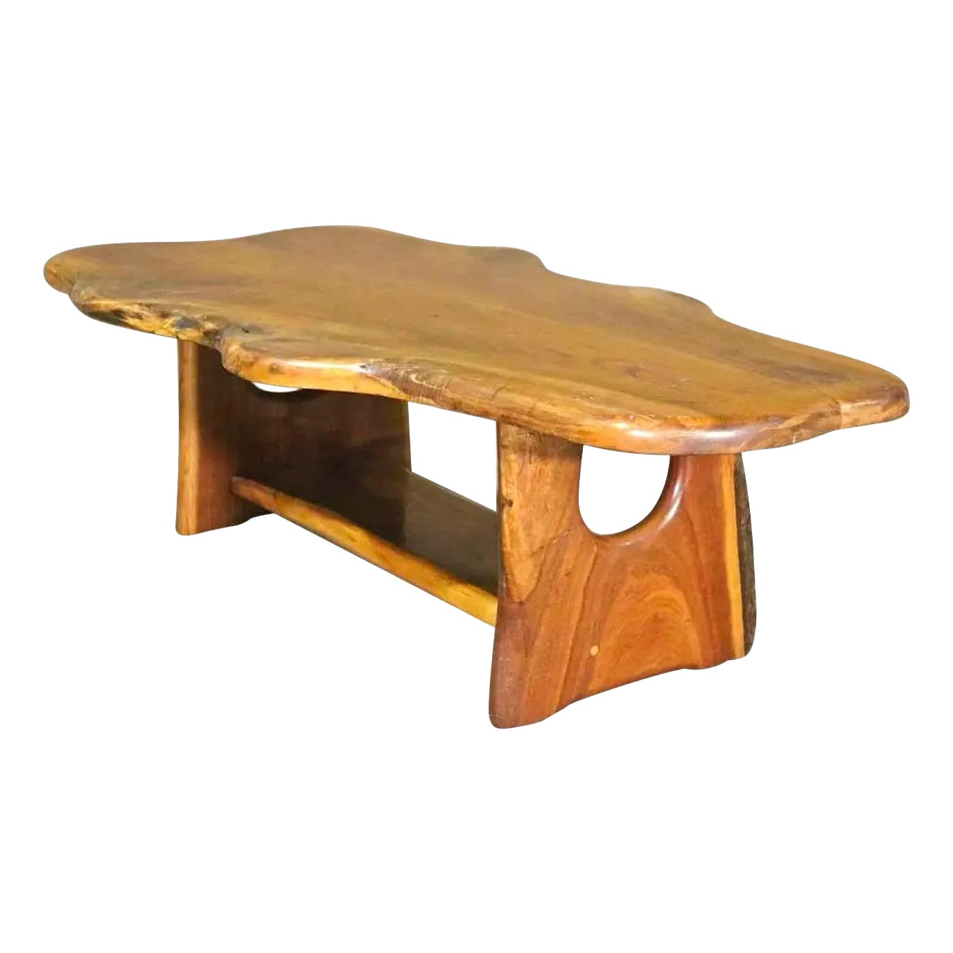 Rustic Live Edge Table | Chairish