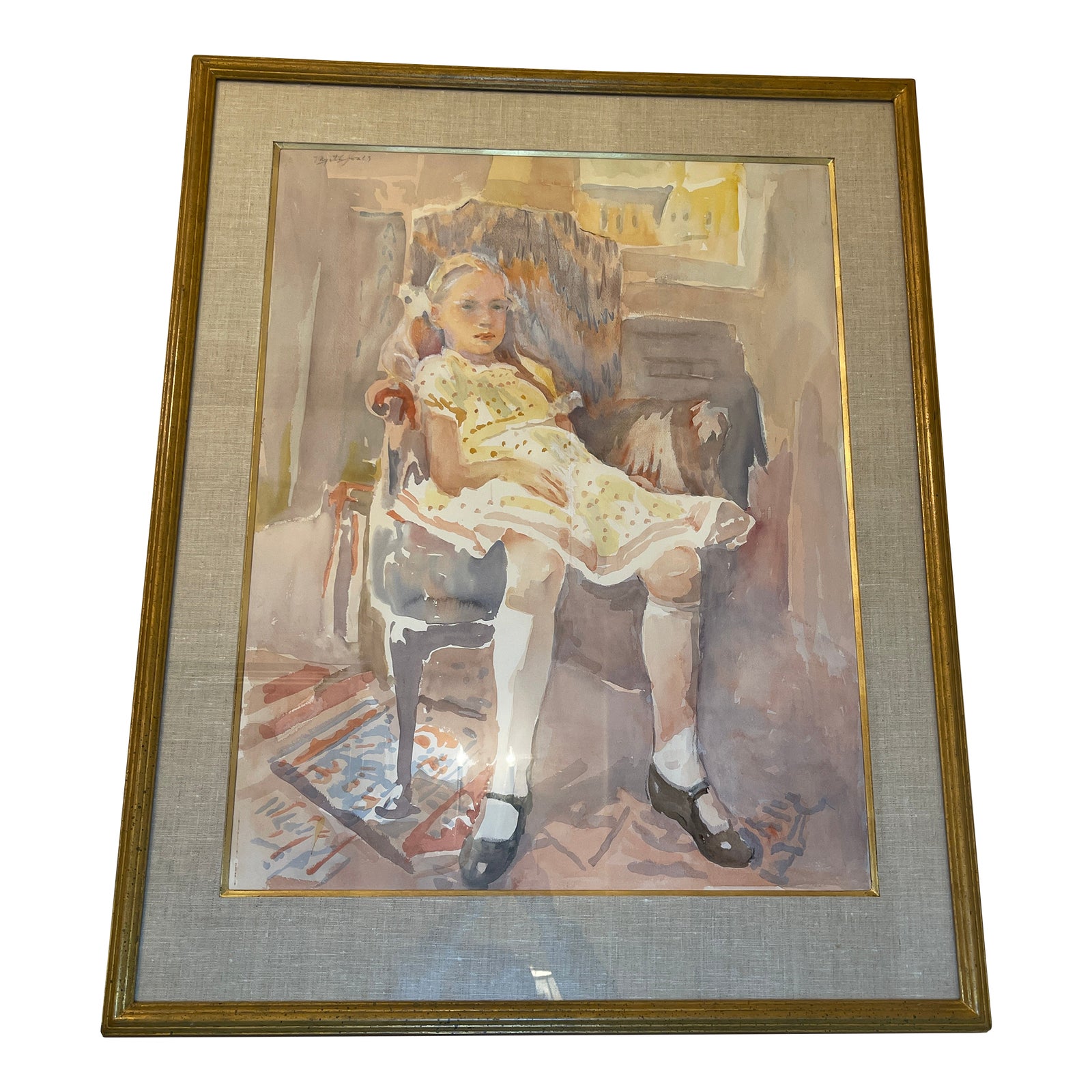 1970s Impressionist Original Watercolor Savannah Art Myrtle Jones ...