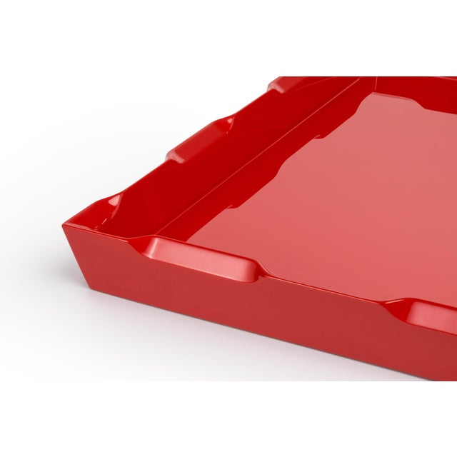 Medium Denston Tray in Chinese Red - Veere Grenney for The Lacquer ...