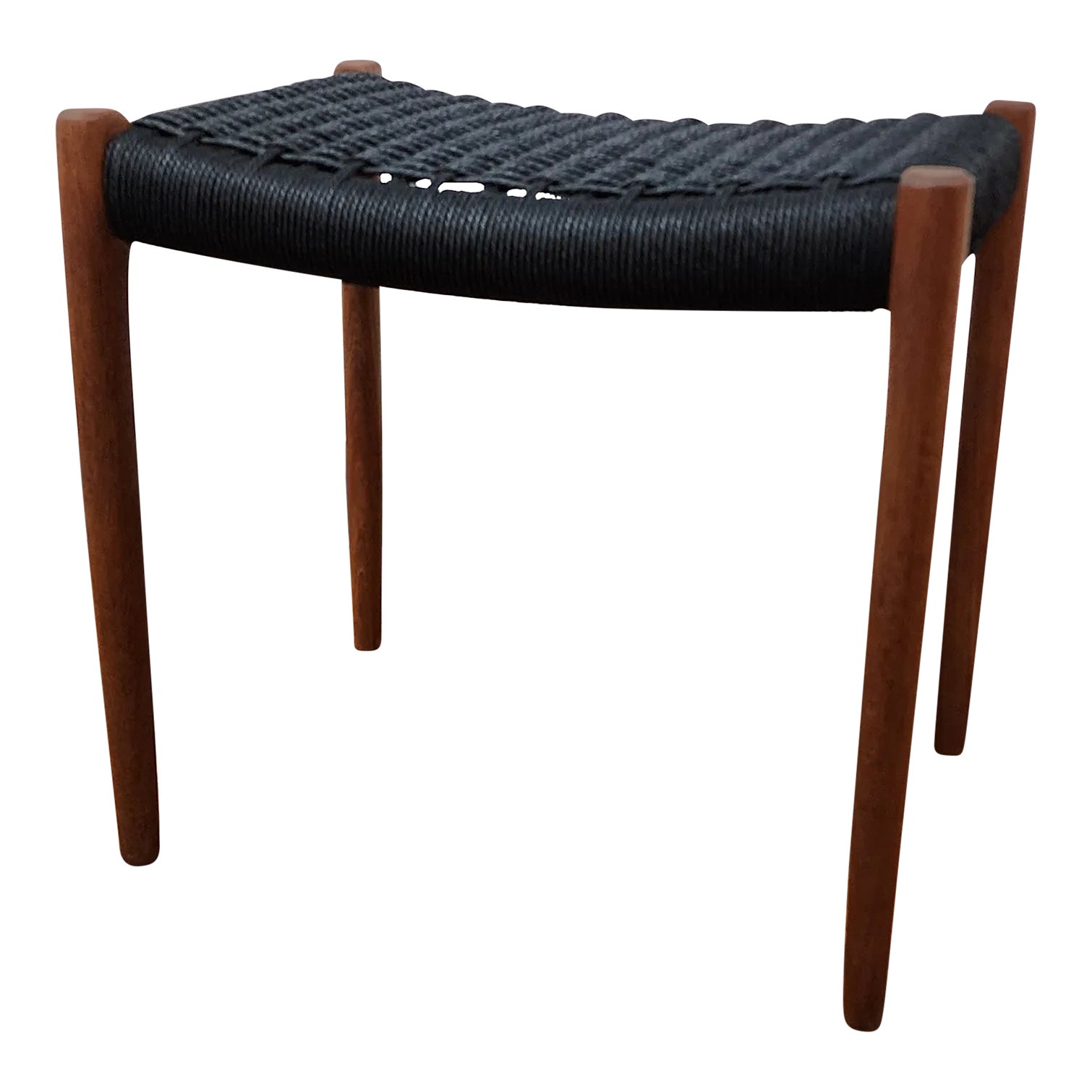 Mid 20th Century Teak Stool by Niels Moller | Chairish