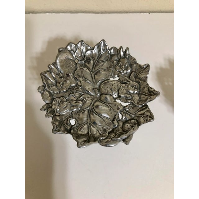 1990s Retired Arthur Court Bunny Rabbit Pedestal Pillar Candle Stands ...