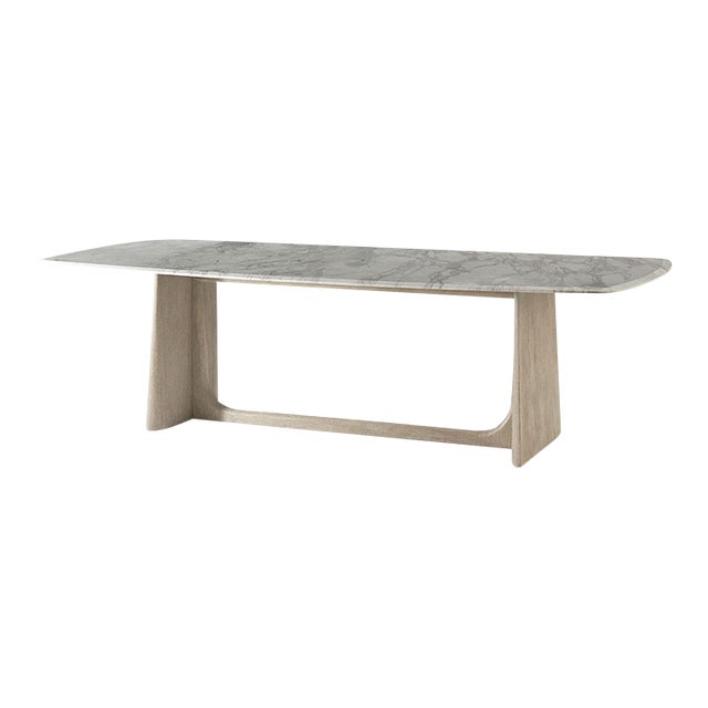 Modern Marble Top Dining Table | Chairish