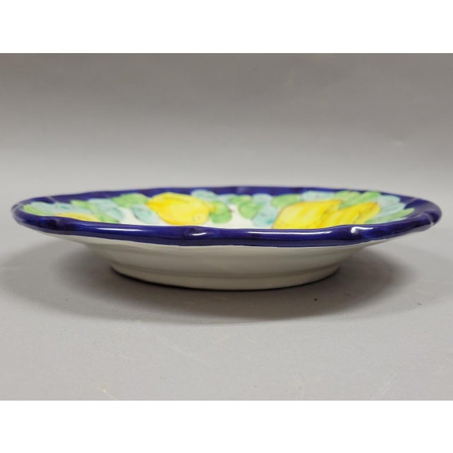 Vintage Positano Italian Ceramic Lemon and Leaves Dinnerware Set - 40 ...