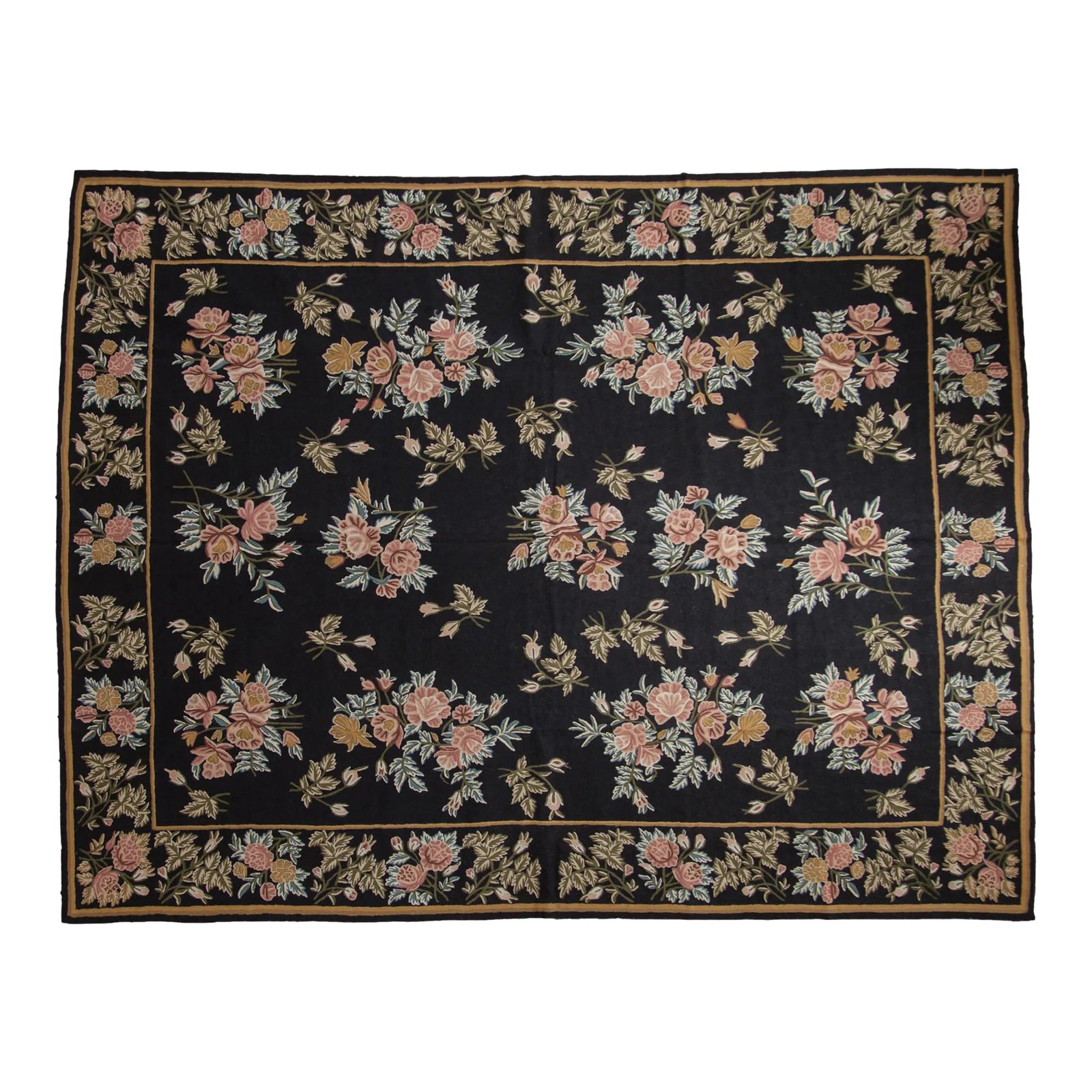 Vintage Chainstitch Carpet - 8' X 10'3" | Chairish