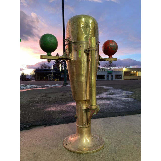 World War II Era Navy Battleship Standard Binnacle Magnetic Compass by ...