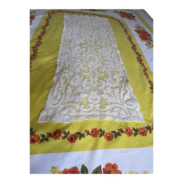 Vintage Lace Table Runner | Chairish