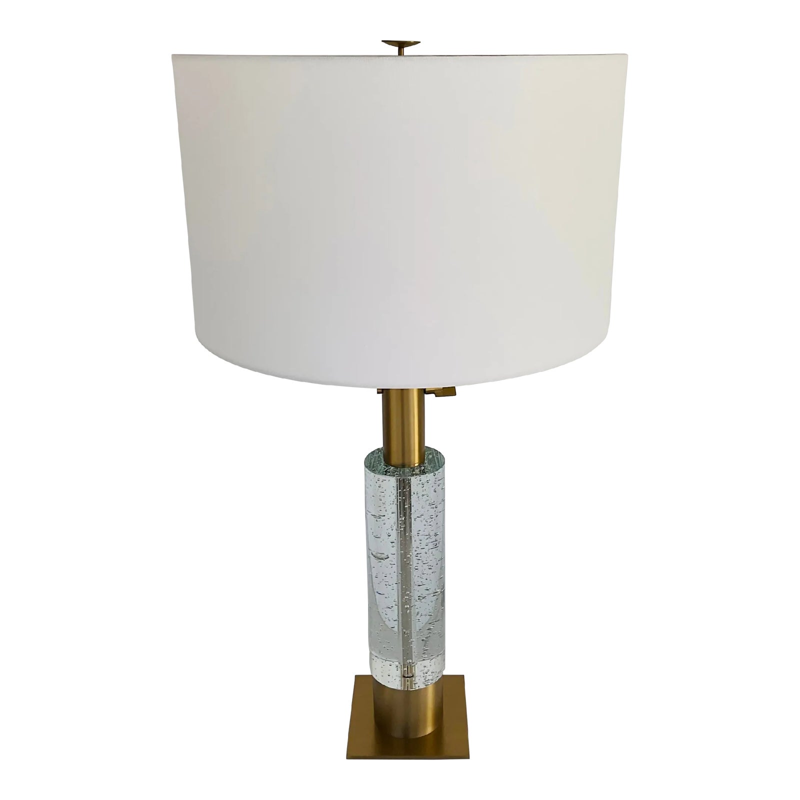 Revelation Modern Bubbling Up Brass Table Lamp | Chairish