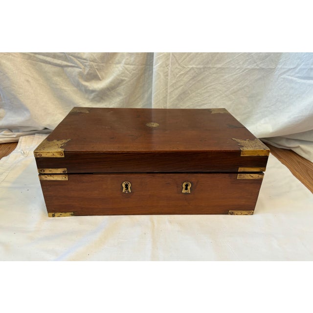 19th Century Anglo - Indian Campaign Box | Chairish