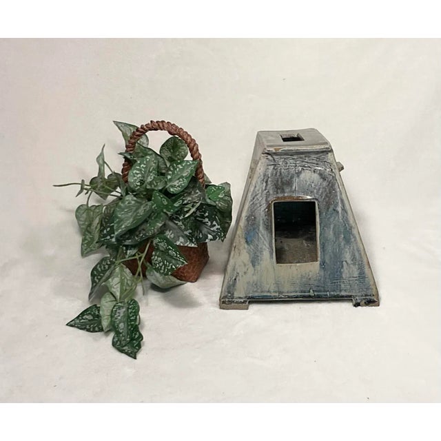 Vintage Decorative Mid-Century Modern Angular Ceramic Pottery Decor ...