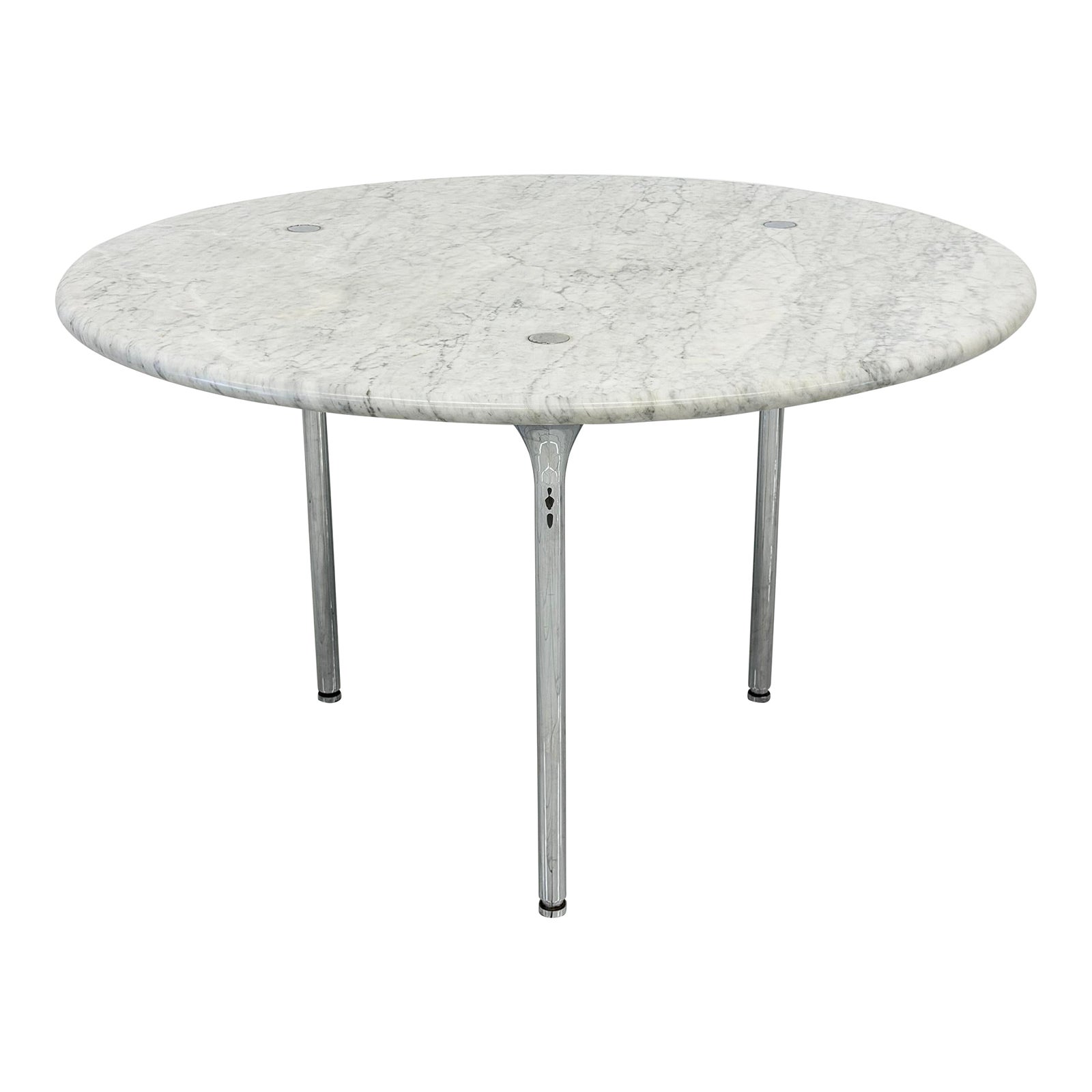 Katavalos, Littell, and Kelley 48" Dining Table, Carrara Marble ...