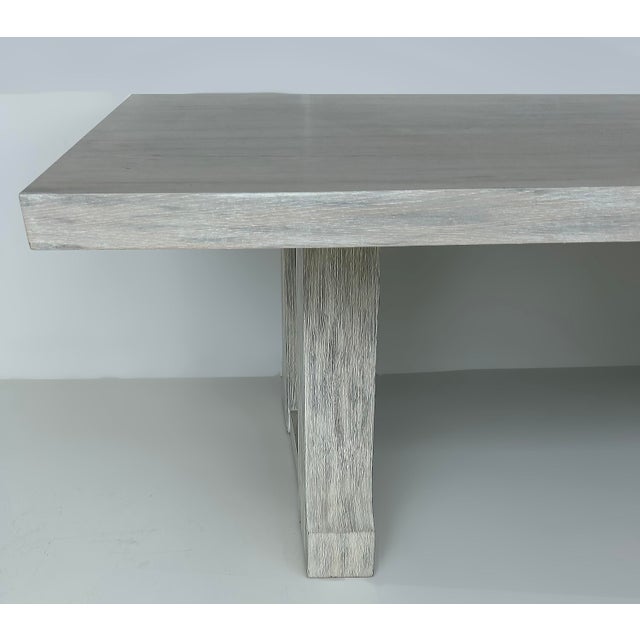 1990s Cerused Dining Room Table Attributed to Century Furniture | Chairish