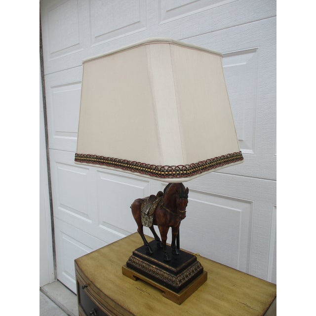 Frederick Cooper Equestrian Horse Table Lamp | Chairish