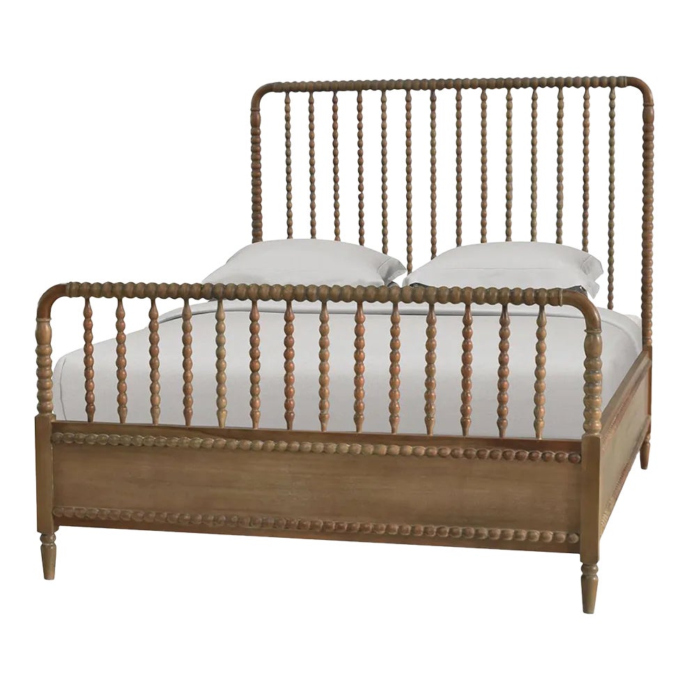 Queen Size Spindle Bed Frame | Chairish