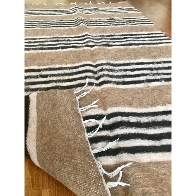 Turkish Handwoven Goat Hair Kilim Rug- 2′5″ × 4′1″ | Chairish