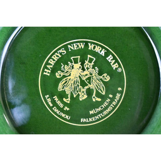 Mid 20th Century Harry's New York Paris Bar Glass Ashtray | Chairish