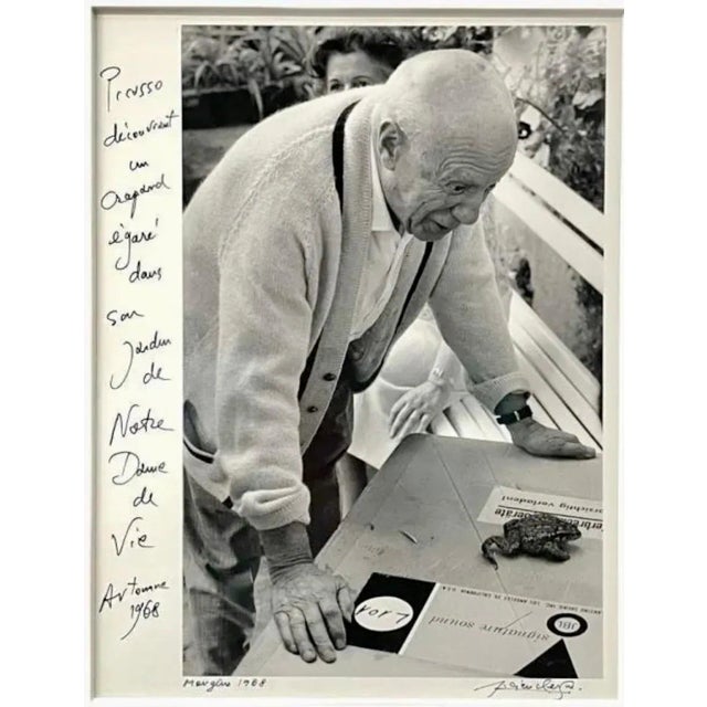 1968 Silver Gelatin Photograph of Pablo Picasso's Profile by Lucien ...