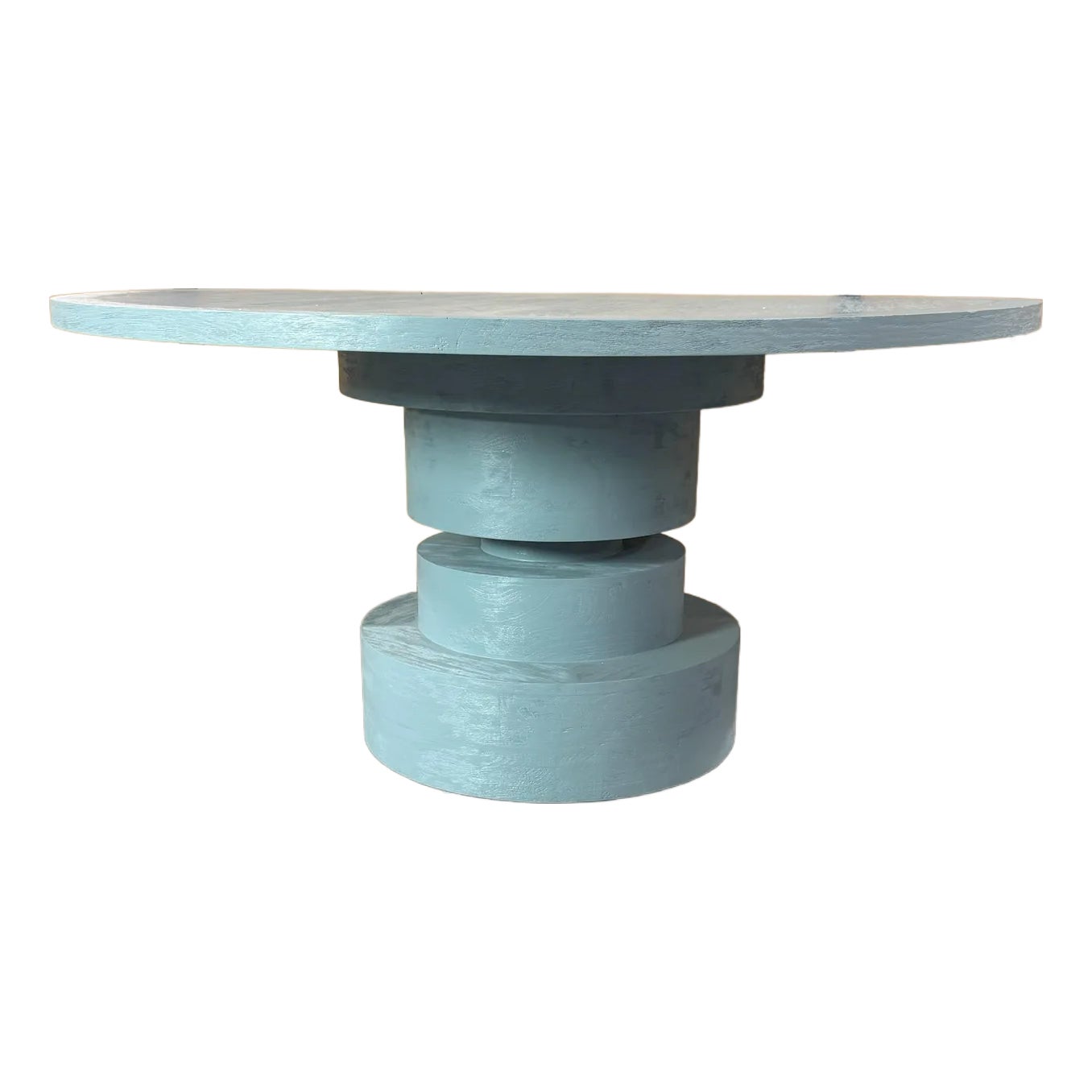 Tara Dining Table in Robins Egg Color | Chairish