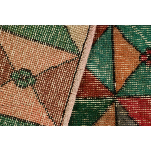 Vintage Zeki Müren Rug With Polychromatic Geometric Patterns, From Rug ...
