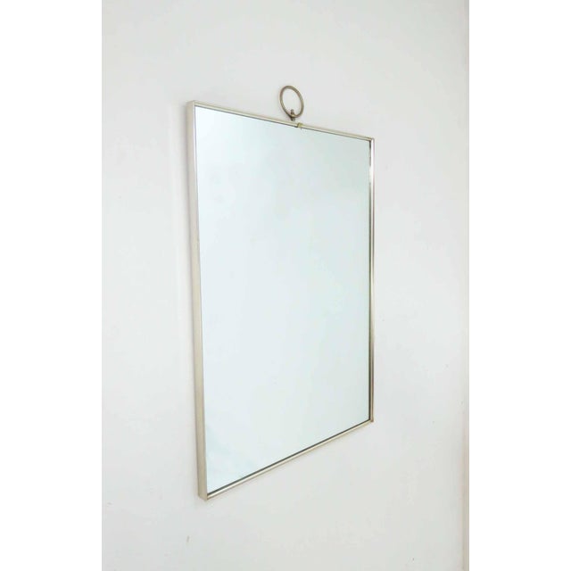 Midcentury Wall Mirror With Ring Finial Accent by Turner, Circa 1960s ...
