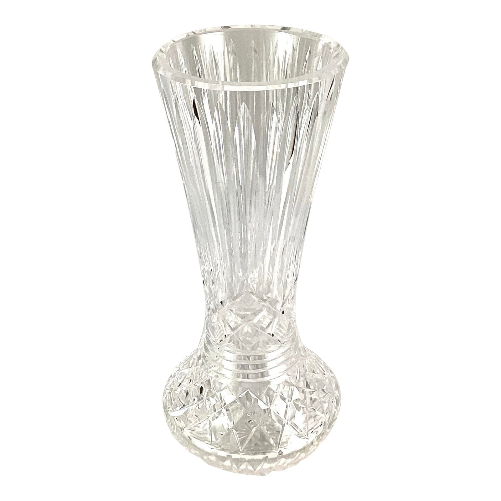 1980s Waterford Crystal Vase | Chairish