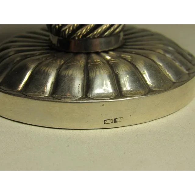 Islamic Style Silver Plated Rosewater Bottle | Chairish