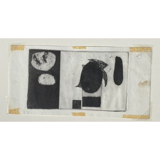 1980s Modern Abstract Etching | Chairish