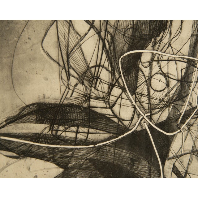 1951 Signed “Trois Personnages” Limited Edition Etching by Stanley ...