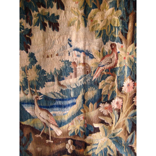 Aubusson Verdure Tapestry Birds and Cheery Trees Circa 17 Hundreds ...