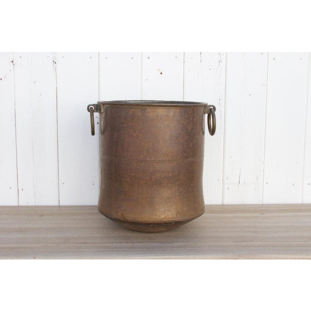 Antique Indian Hammered Copper Vessel | Chairish