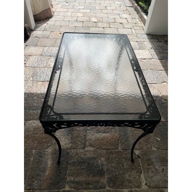 Mid Century Elegance Outdoor Brown Jordan Dining Table | Chairish