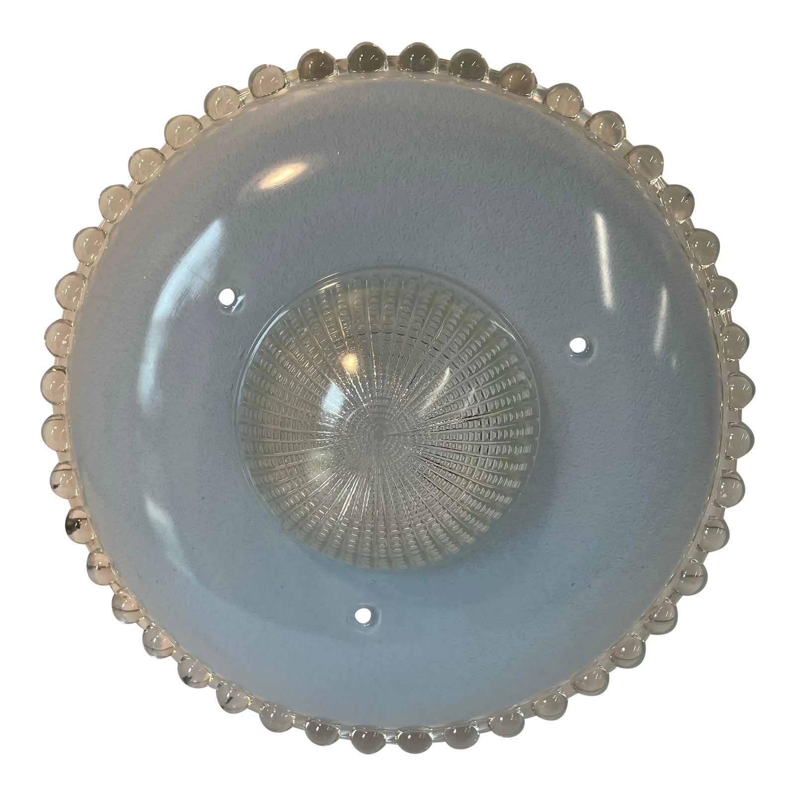 Vintage Art Deco Ceiling Light Fixture Cover | Chairish