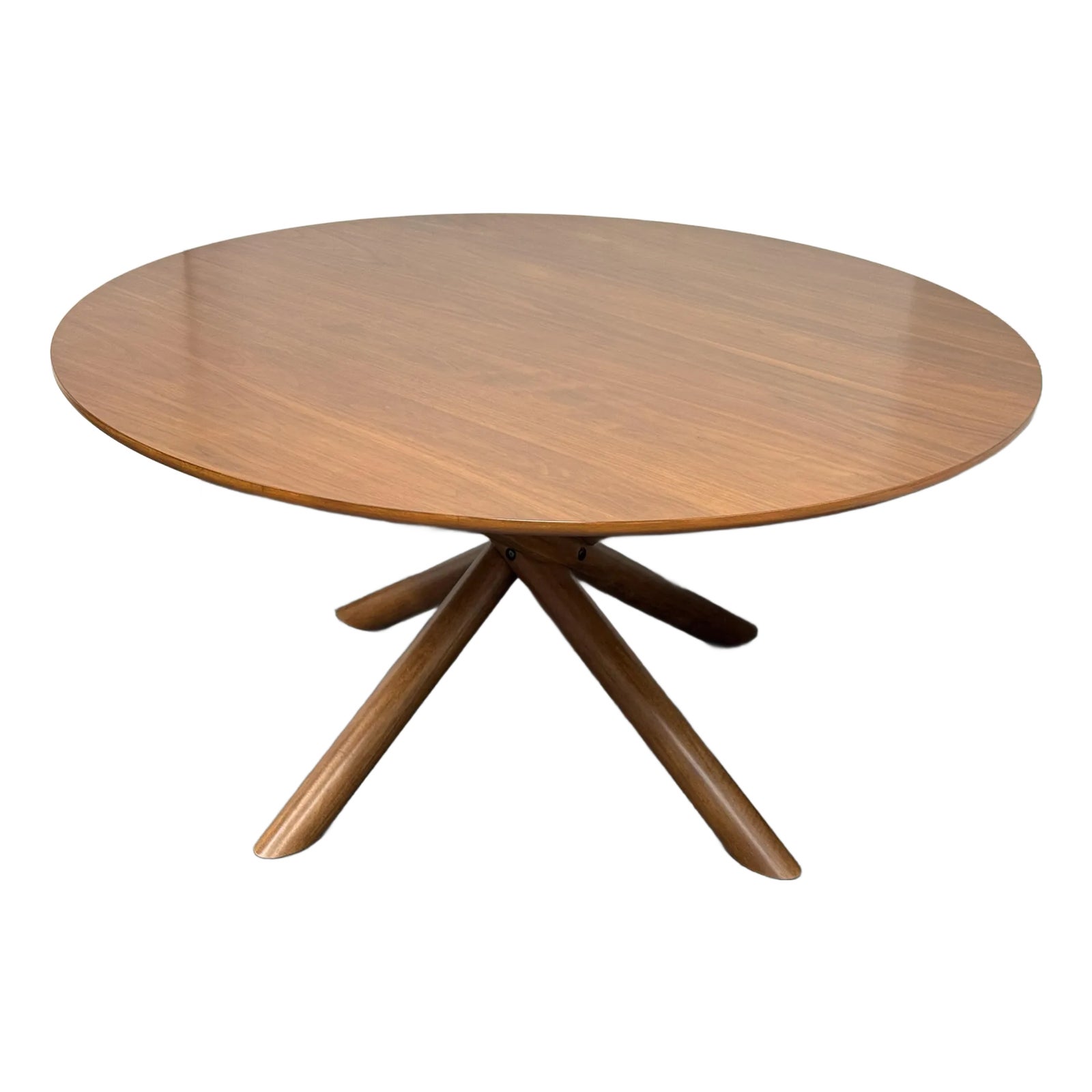 West Elm Jax Round Dining Table | Chairish