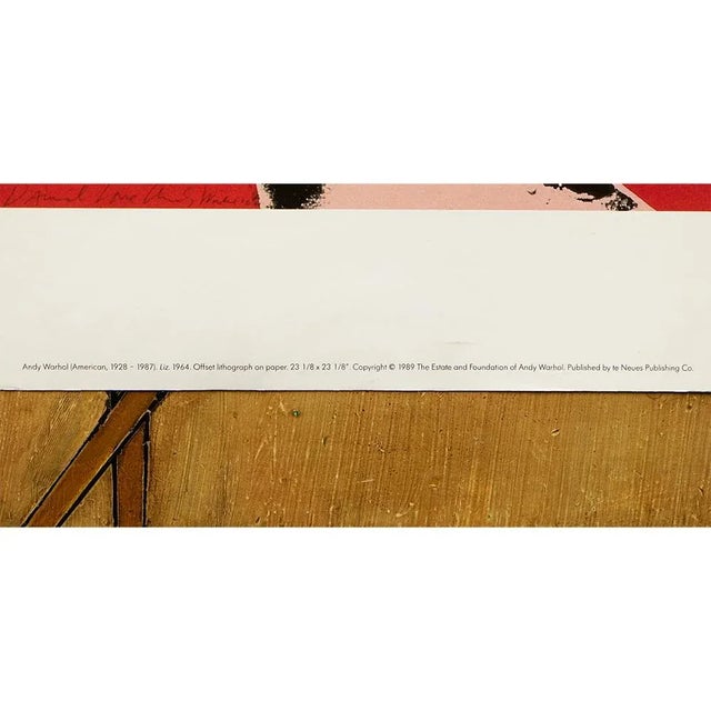 The Andy Warhol Foundation Lithograph After Andy Warhol Liz Chairish