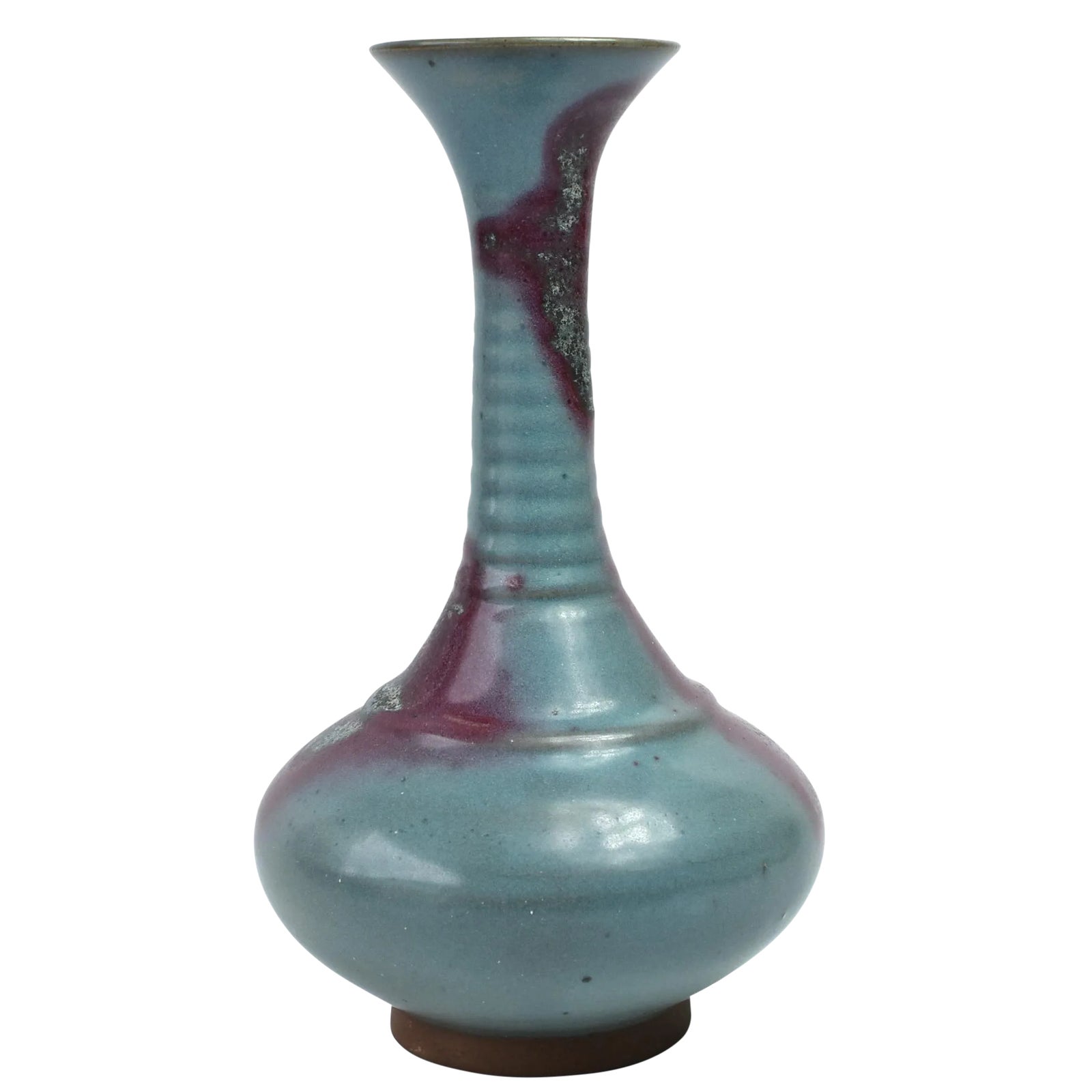 Chinese Jun Ware Yu Tang Chun Porcelain Vase #3 | Chairish