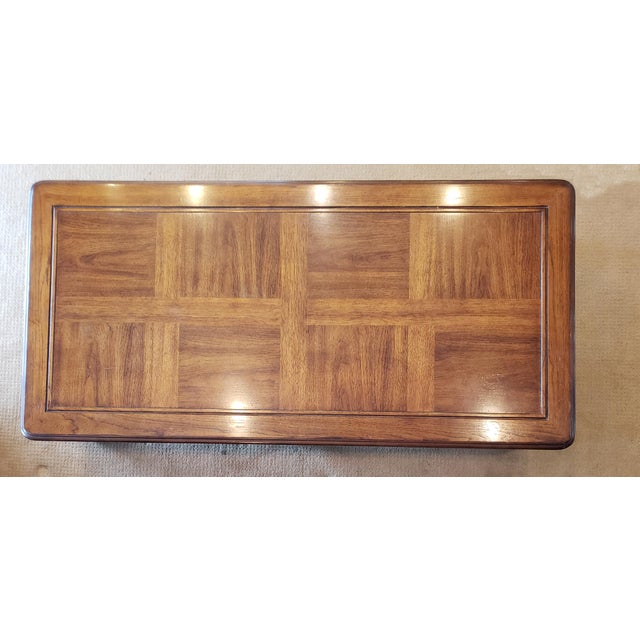 1970s Drexel Heritage French Provencal Wood Coffee Table | Chairish