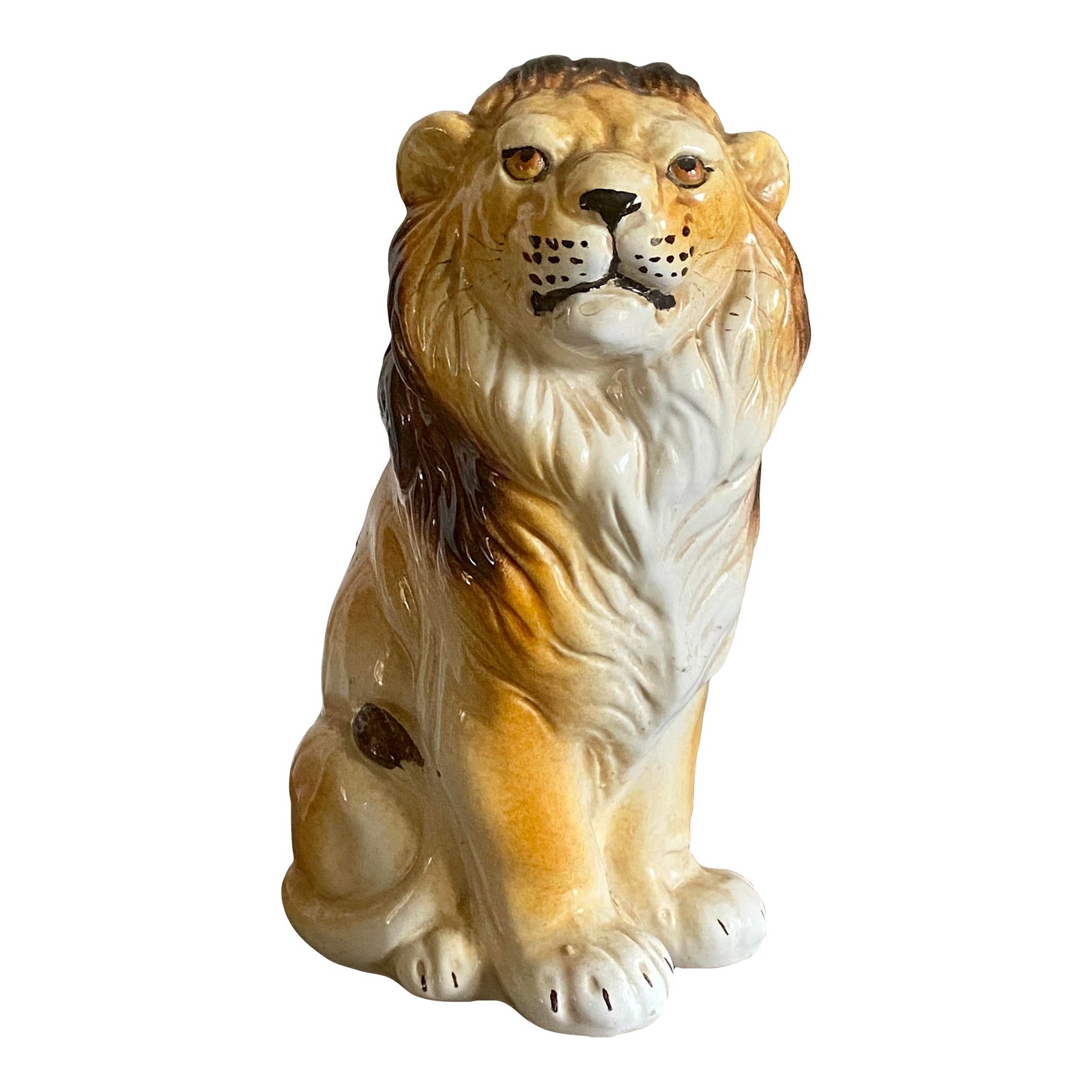 1970's Italian Lion Statue | Chairish