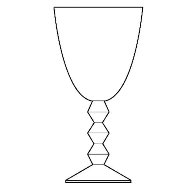 Vintaged Baccarat Vega Topaz Rhine Vintage Wine Glass Chairish