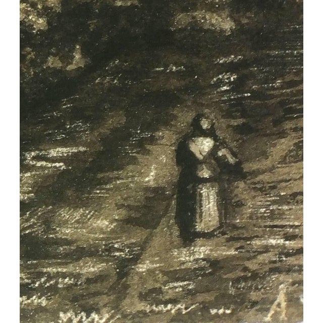 Antique German Countryside Landscape Painting | Chairish