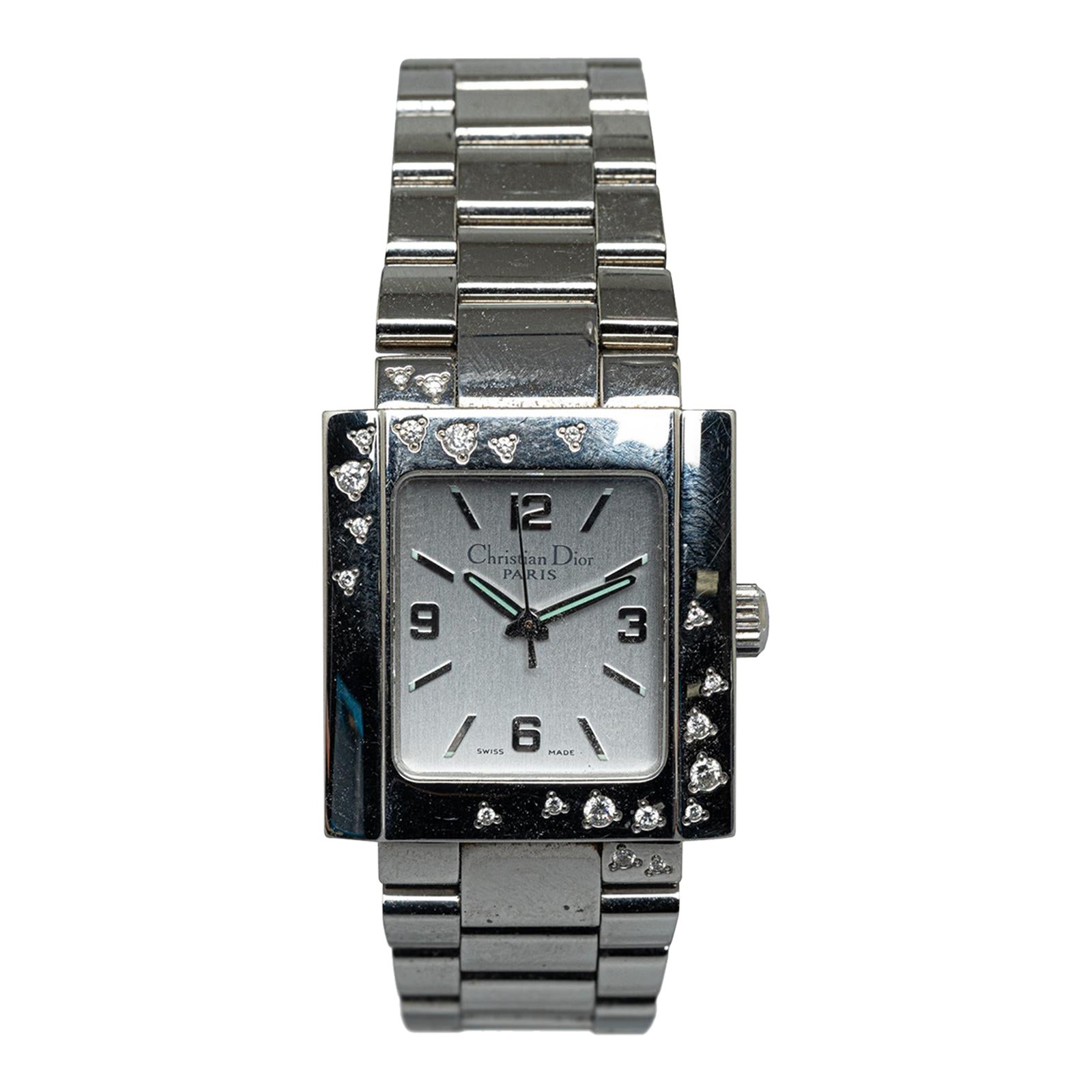 Dior Quartz Stainless Steel Riva Watch | Chairish