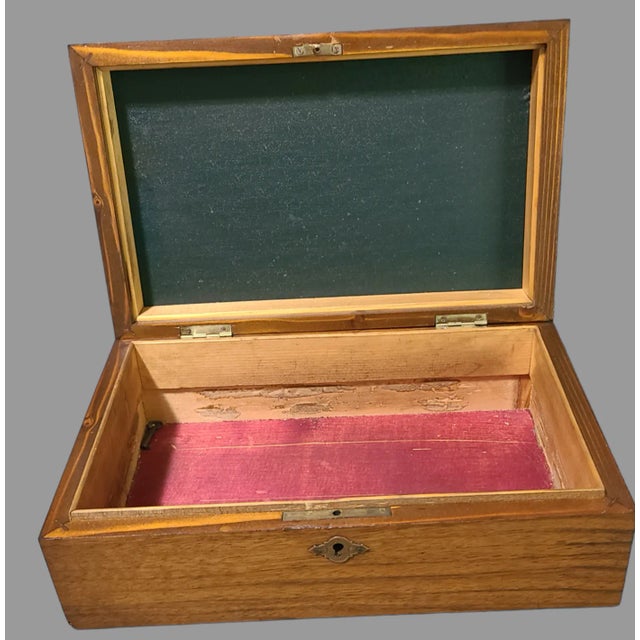 Late 19th Century Antique Walnut Victorian Campaign Letter Document Box ...