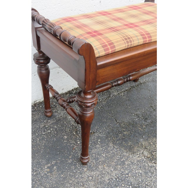 Mount Airy Chair Early 1900s Vanity Stool Bench Ottoman | Chairish