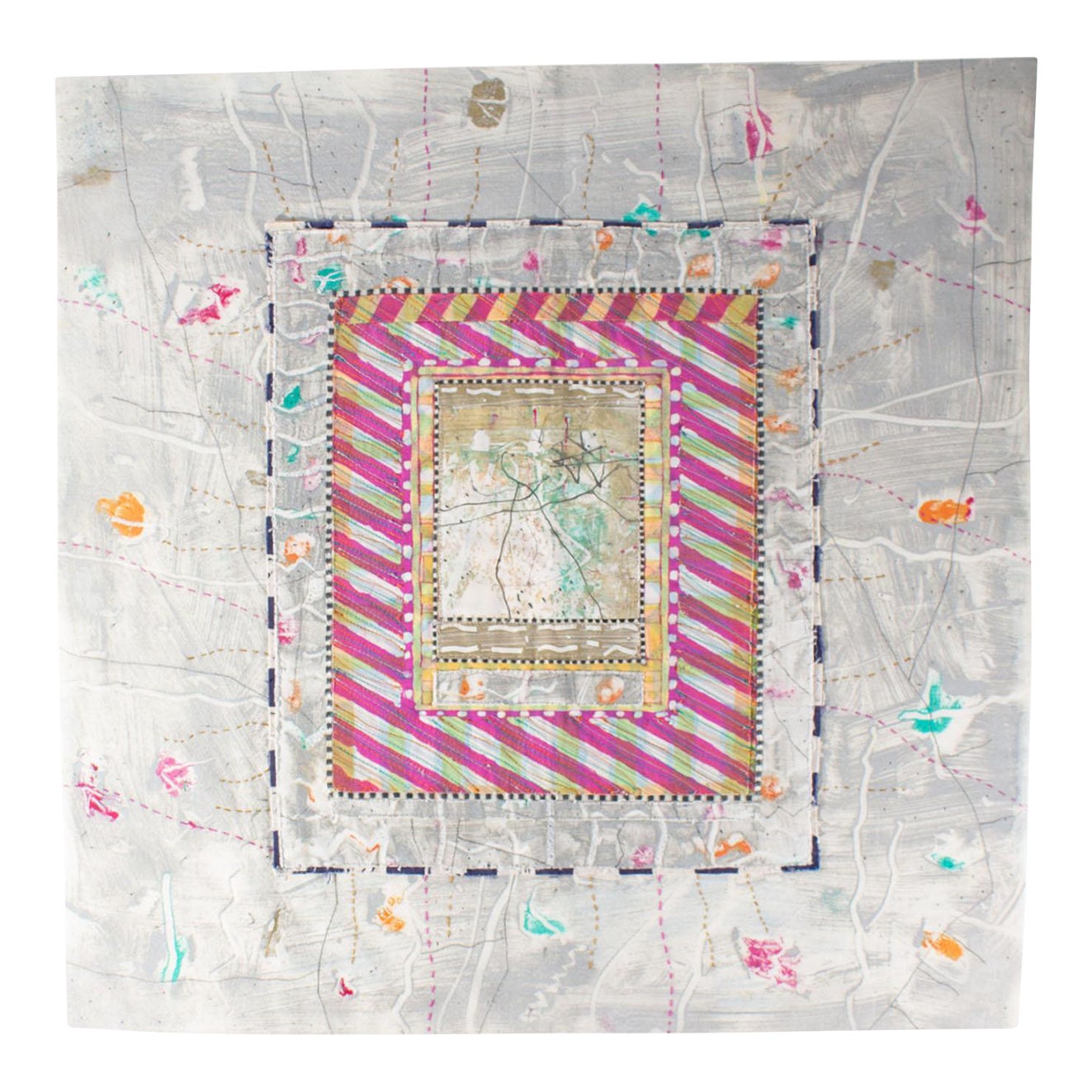 “Awaken From the Dream” Monoprint and Textile Art by Marlene Mancini ...