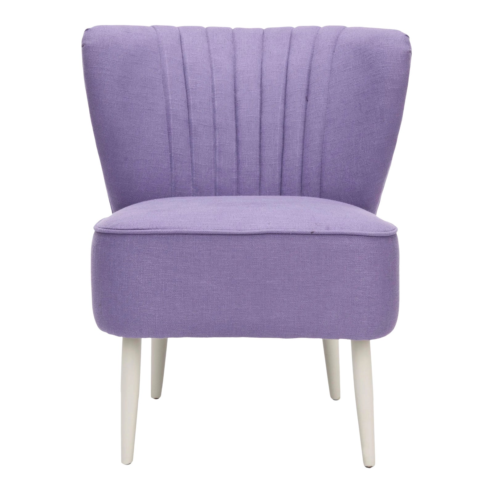 Accent Chair, Lavender & Eggshell | Chairish