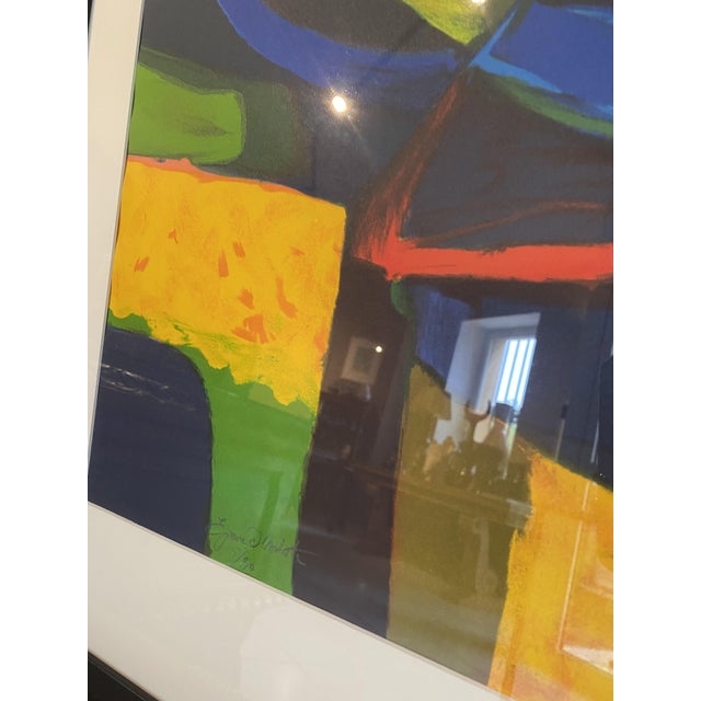 M. Mouly, Abstract Composition, Lithograph, 1990s, Framed | Chairish
